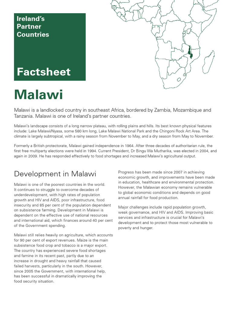 Malawi Factsheet Final | PDF