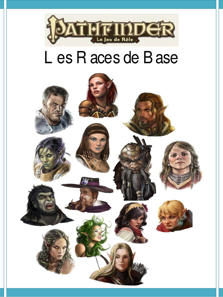 ADJ Pathfinder-RPG Mdadd Les Races de Base | PDF