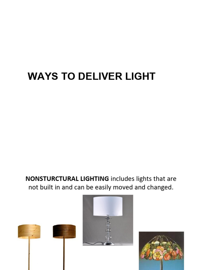 Ways To Deliver Light Ways To Deliver Light | PDF