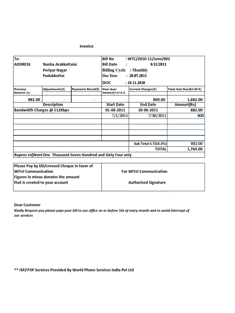 August Invoice | Download Free PDF | Invoice | Cheque