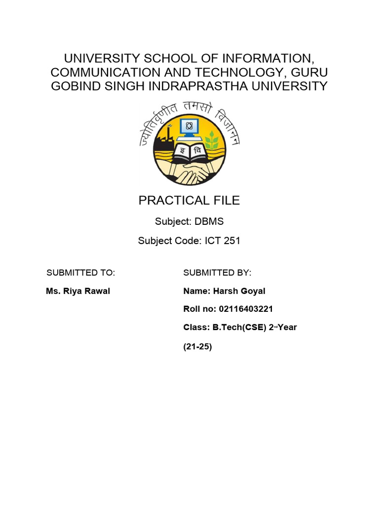 University School of Information | PDF | Data Management | Computing