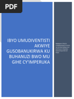 Amasezerano Y'ubukode Bw'Inzu | PDF