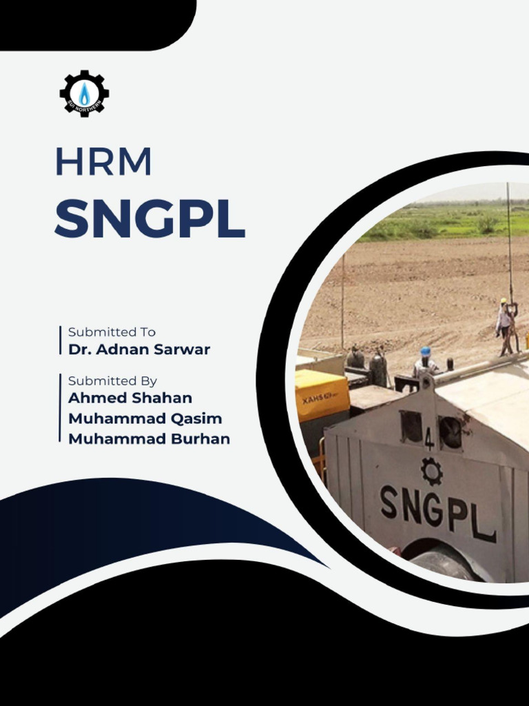 SNGPL Report | PDF | Career & Growth | Finance & Money Management