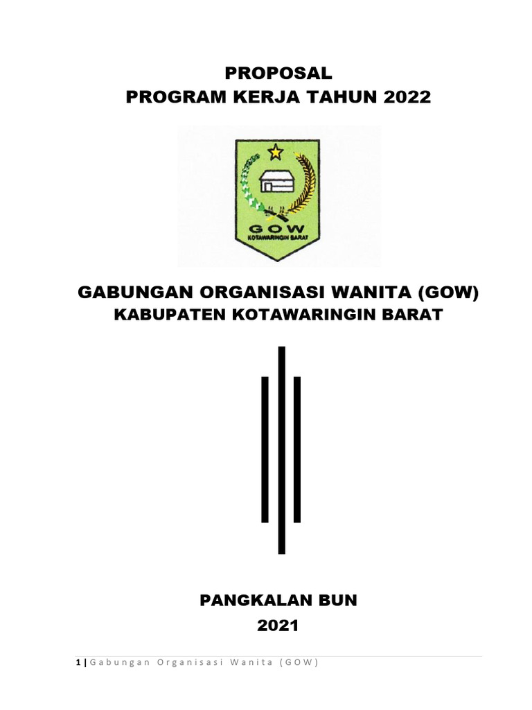 PROPOSAL GOW 2021 fIX | PDF