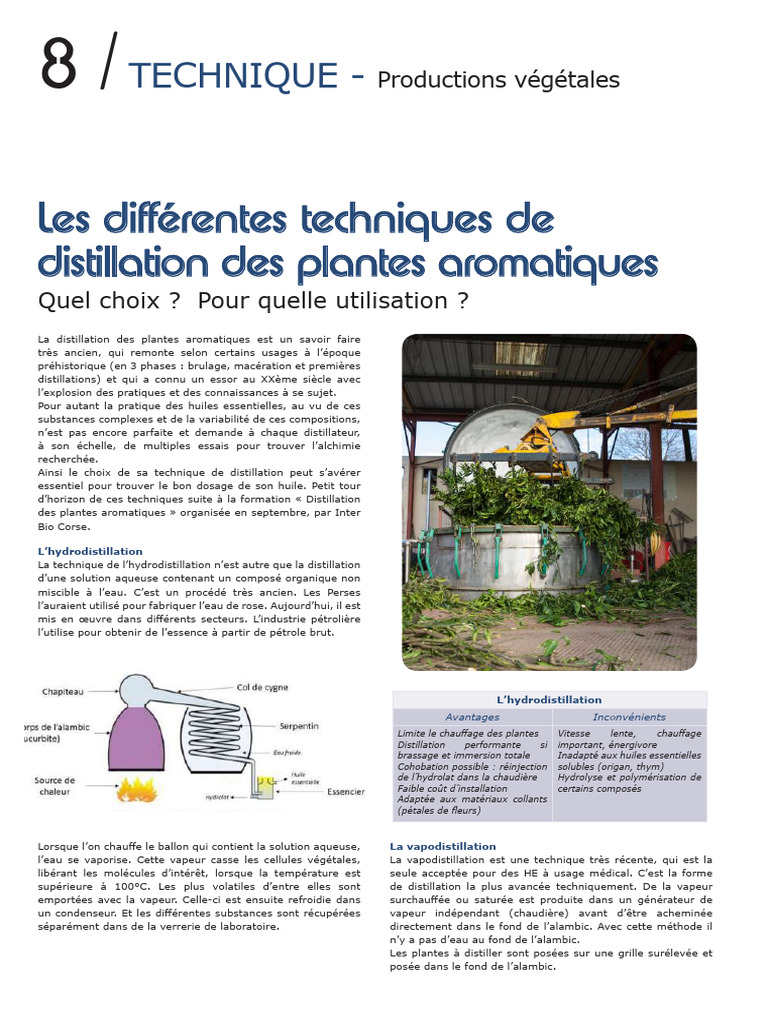 Techniques Distillation | PDF