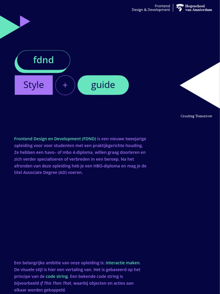 FDND - Style Guide - SB | PDF