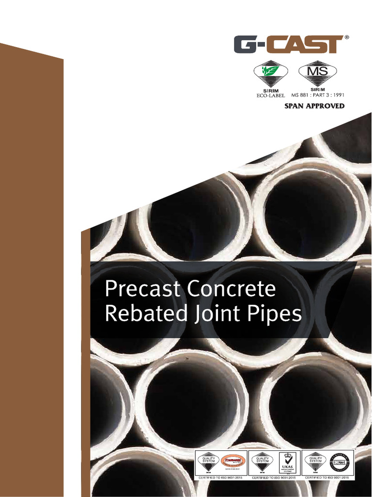 01 G Cast Catalog Rebated Joint Pipes | PDF