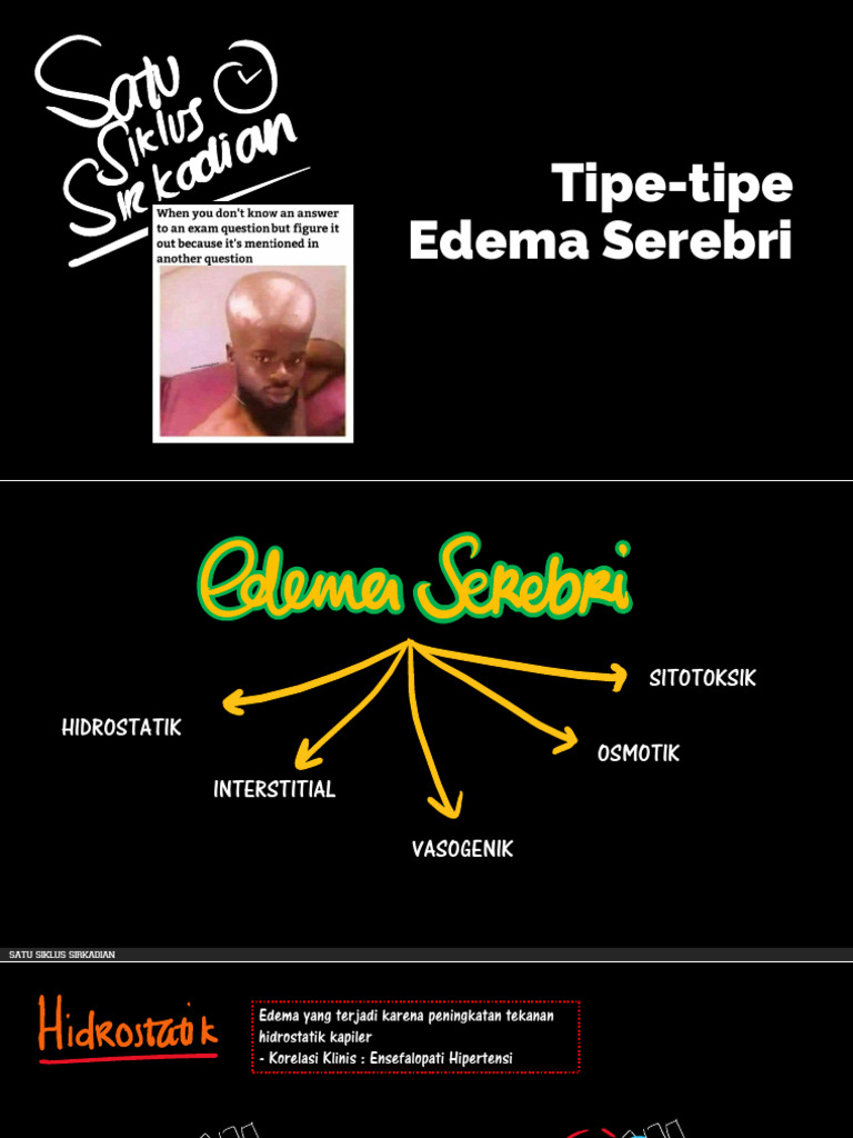 Jenis-jenis Edema Serebri dan Korelasi Klinis | PDF