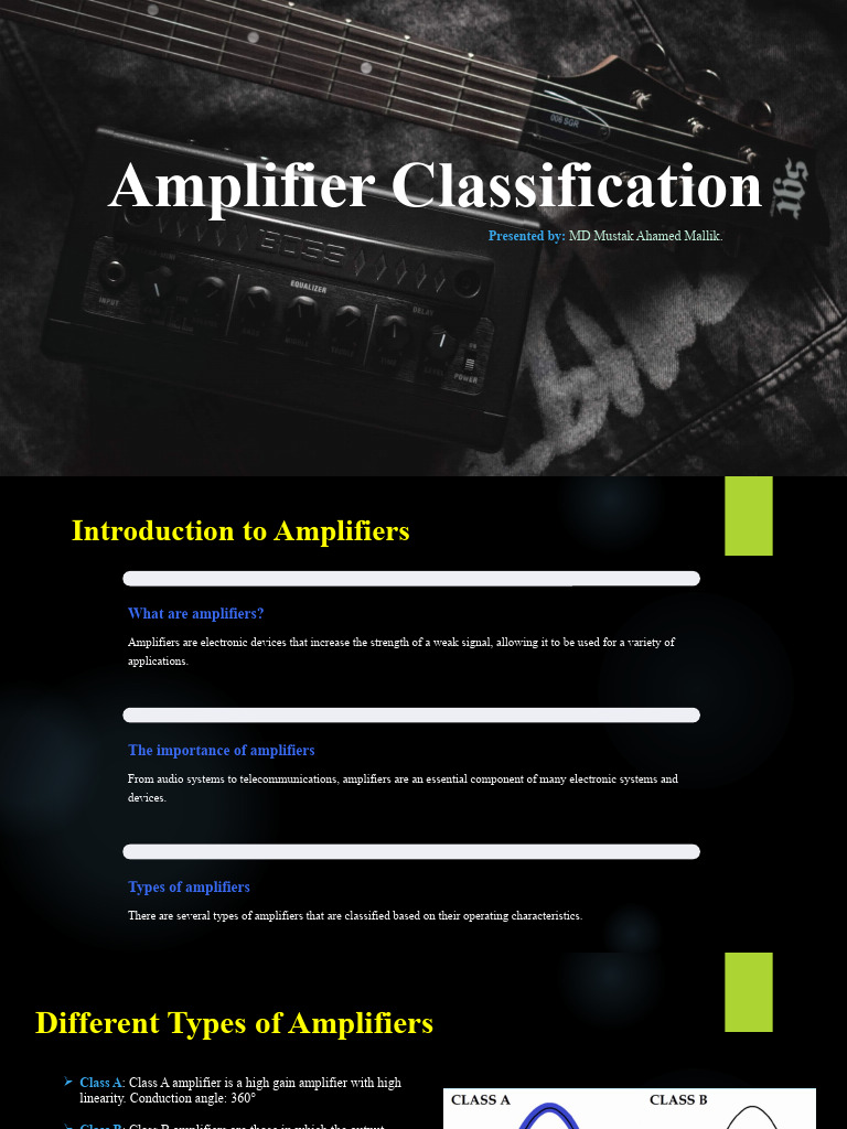 Amplifier Classification Pdf Amplifier Distortion