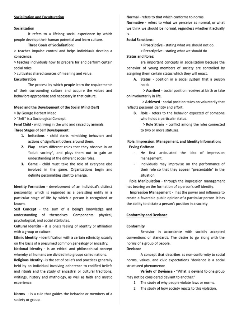 UCSP - Reviewer | PDF | Deviance (Sociology) | Criminology