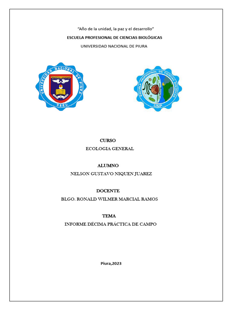 Informe Decimo Ecologia | PDF | Residuos | Contaminación