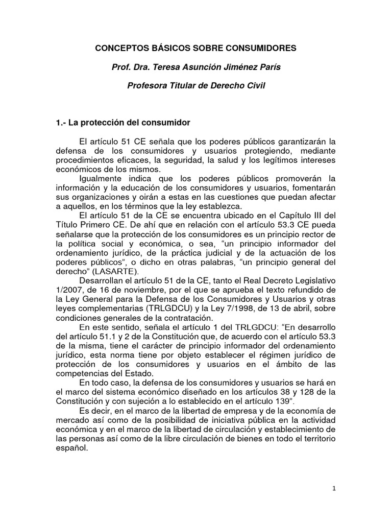 Consumidores, Conceptos Bã Sicos | PDF