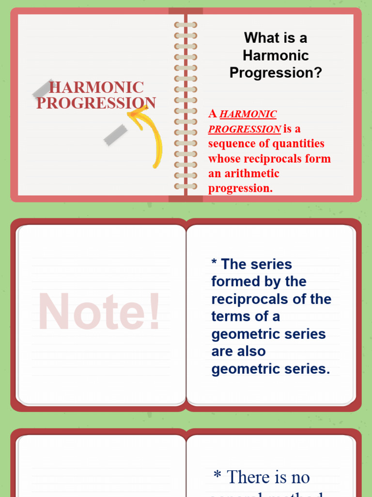 Harmonic Progressionj | PDF
