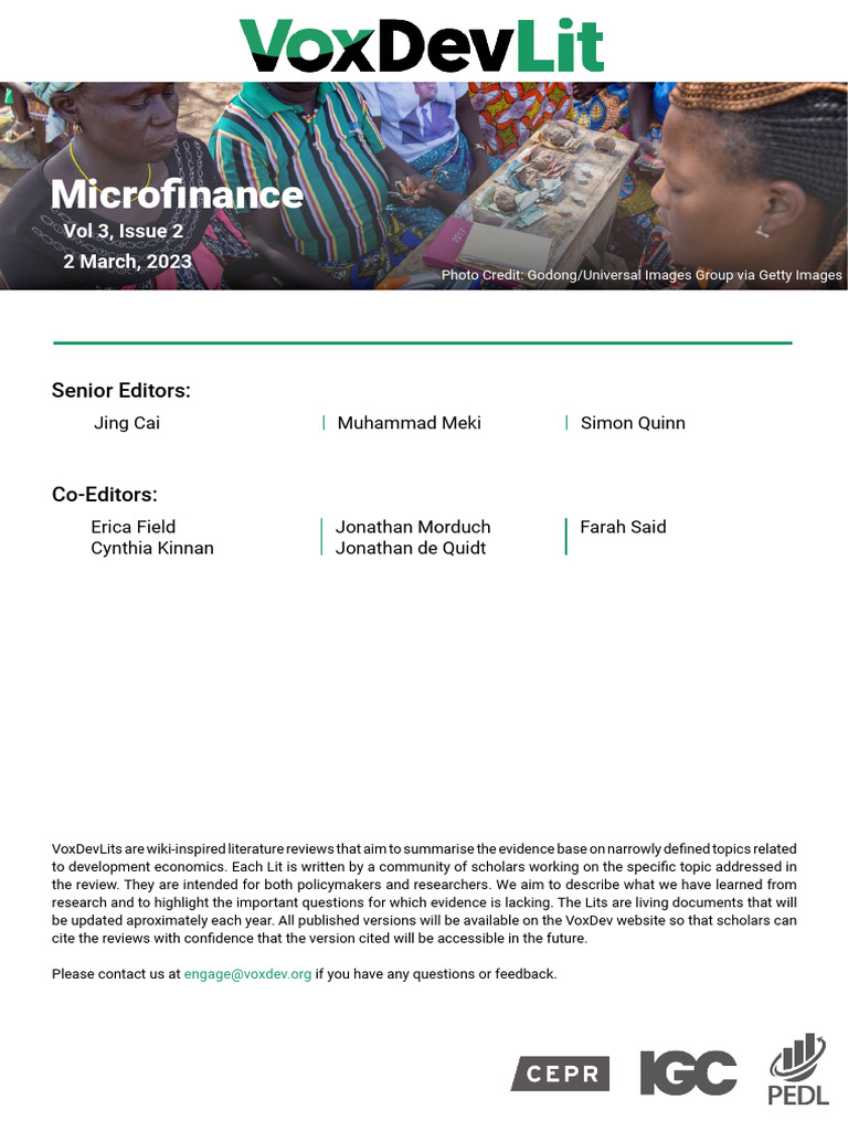 Micro Finance | PDF | Microcredit | Microfinance