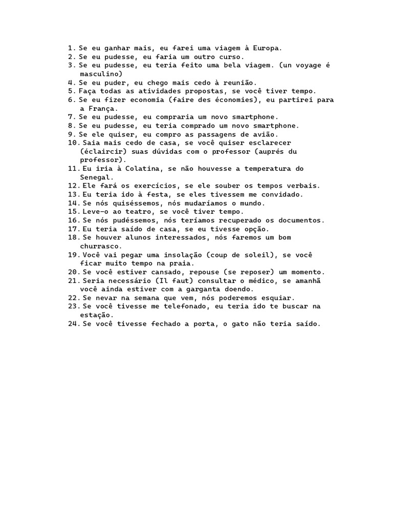 EXERCICES - La Condition Et L'hypothèse | PDF