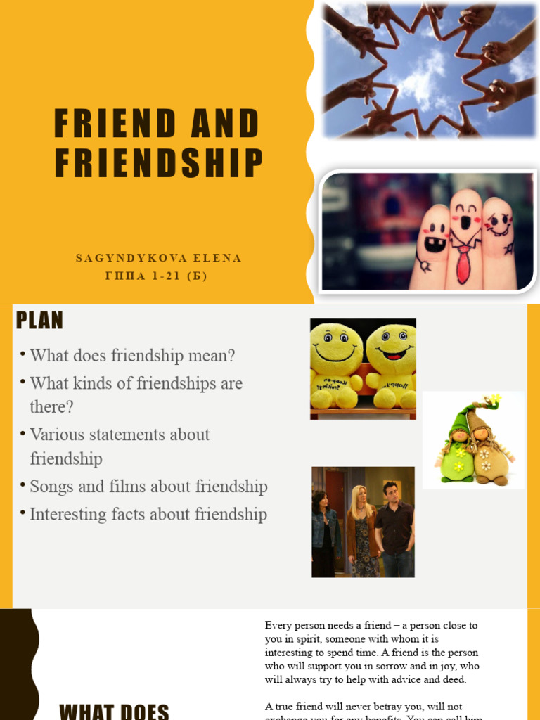 Friend and Friendship | PDF
