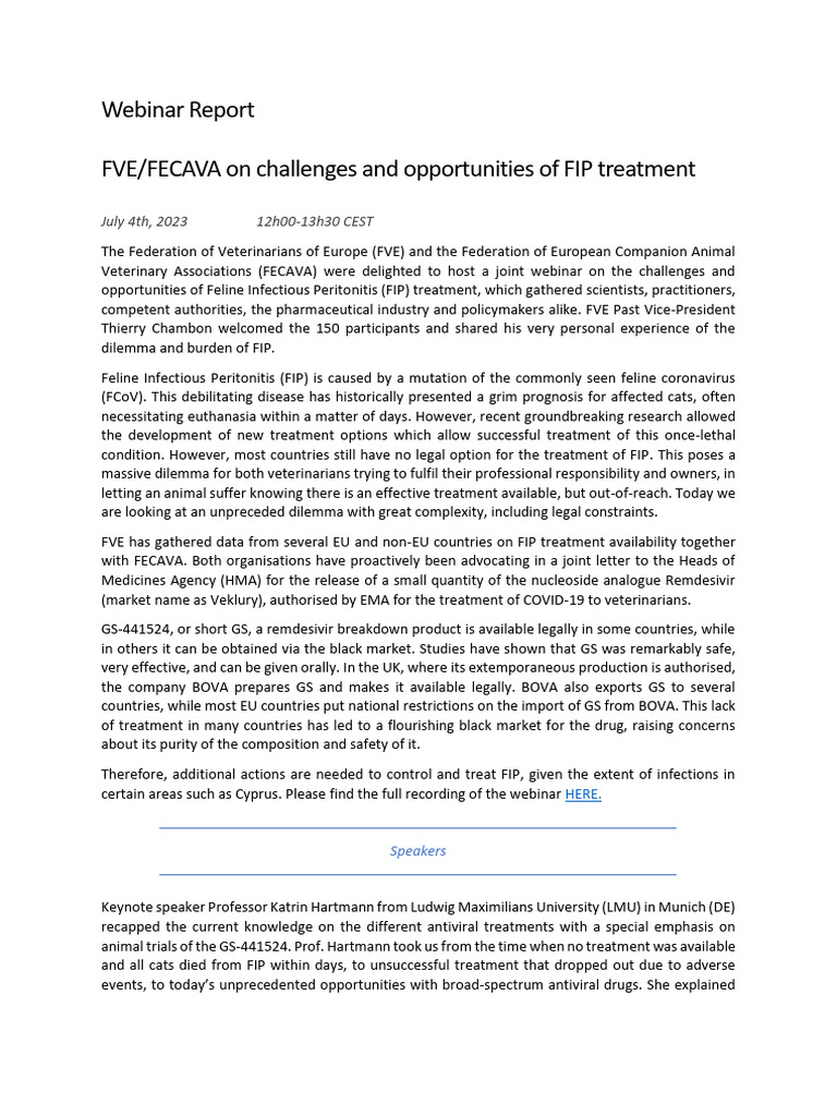 067 FIP Webinar Report - Final | PDF