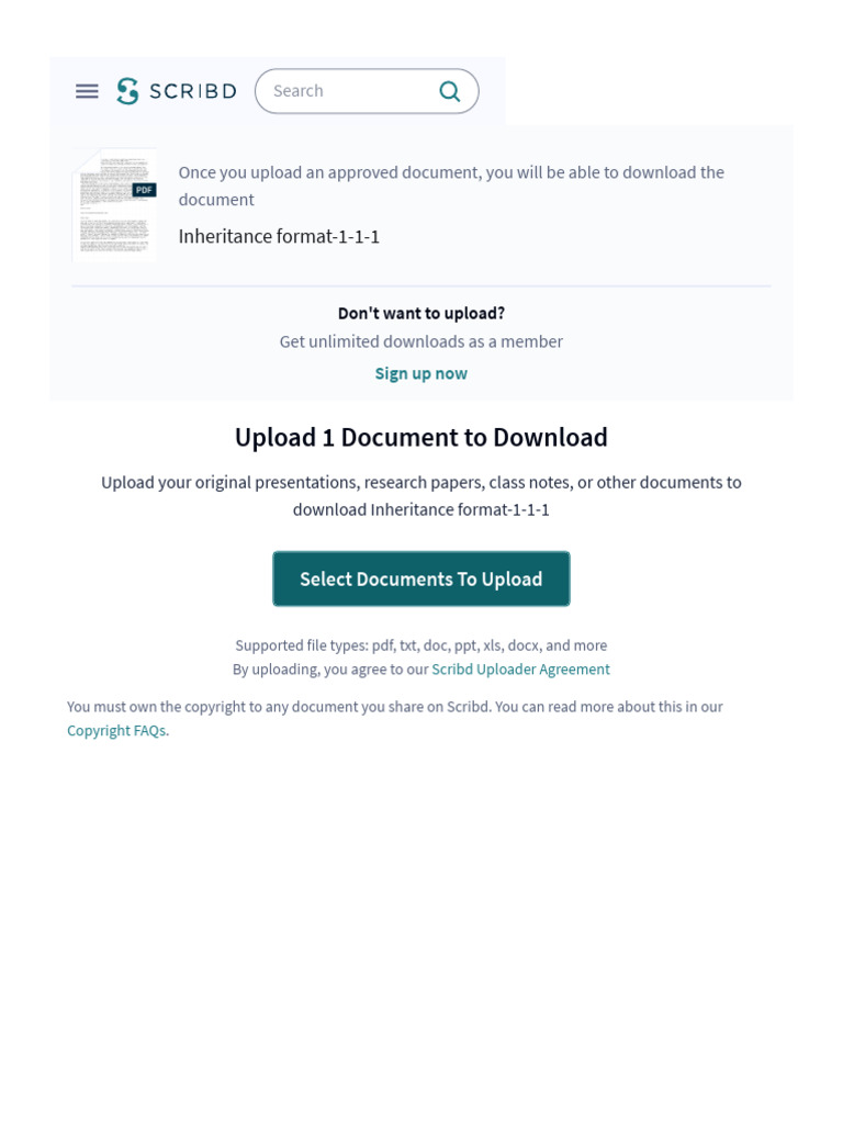 Upload A Document - Scribd | PDF