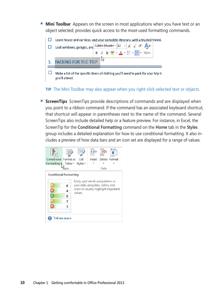 Mini Toolbar Appears On The Screen in Most Applications When You Have ...
