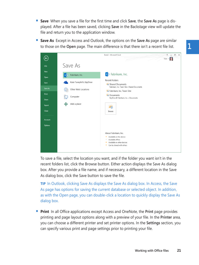 Working With Office Files | PDF
