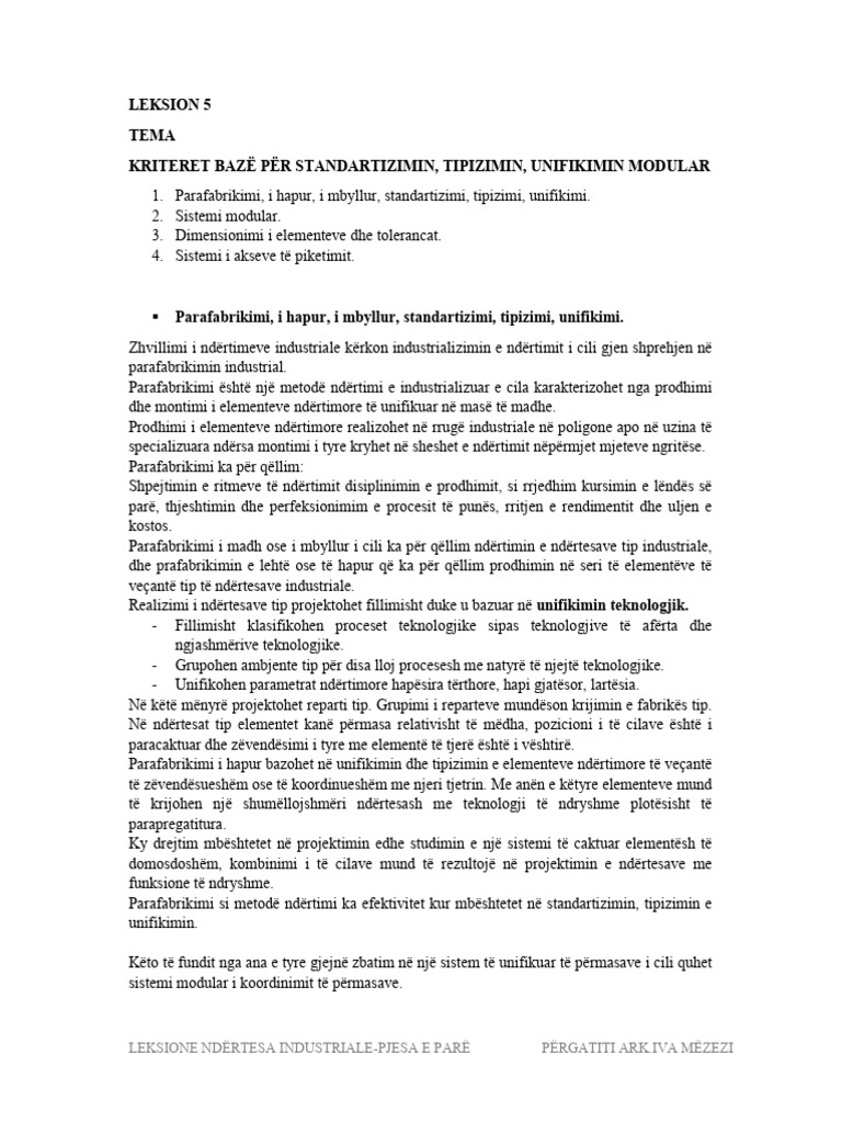 Leksion 5 | PDF