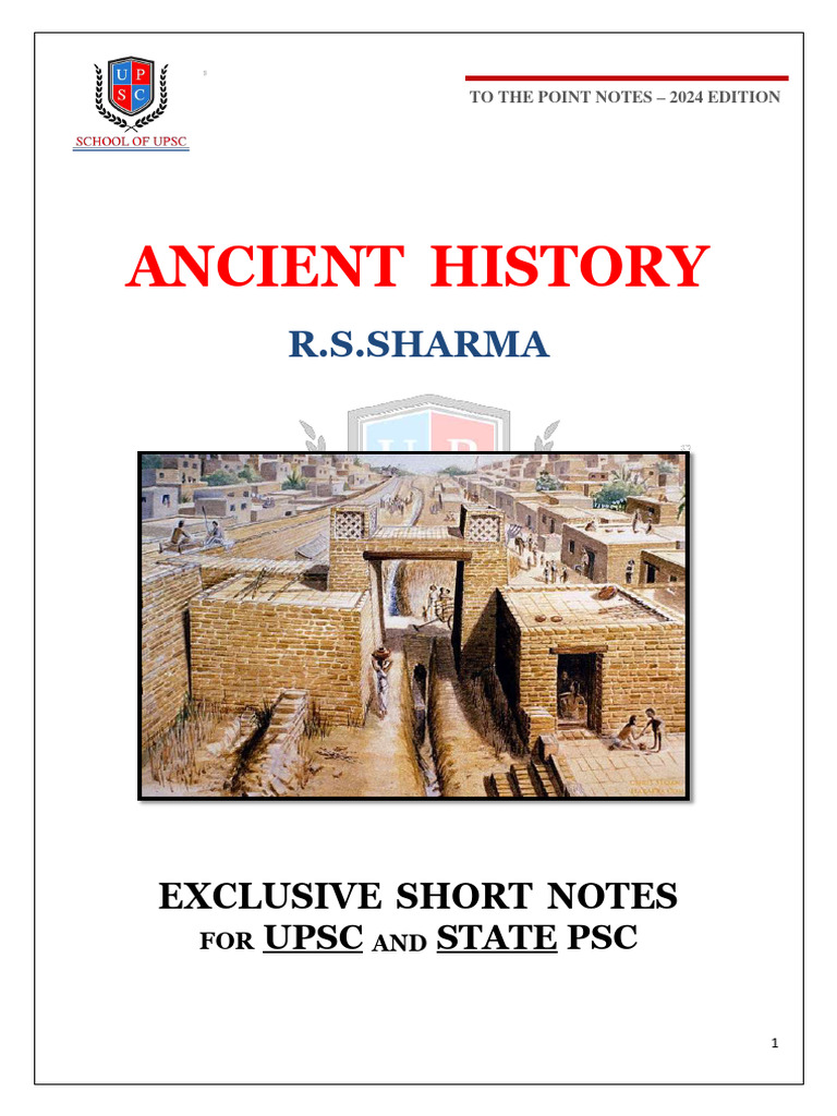 Prelims 2024 Notes Sample Pdf Paleolithic Stone Age