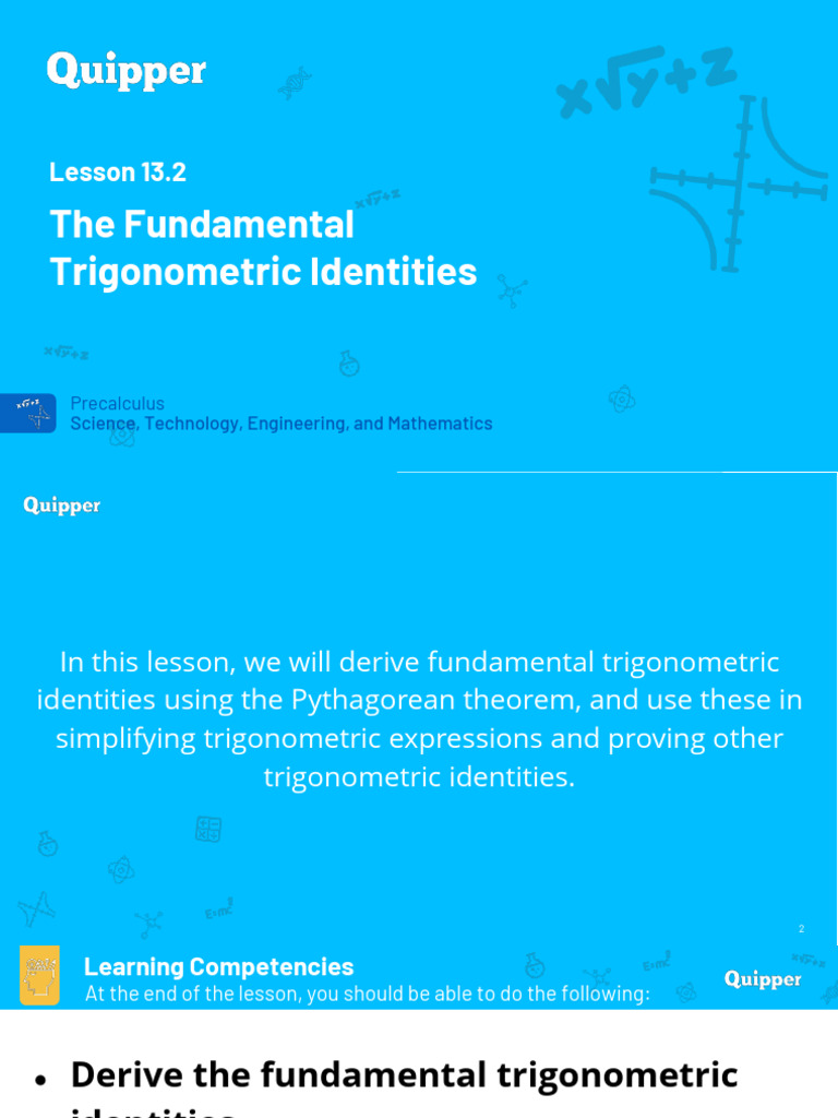 Trigonometric Identities Pdf