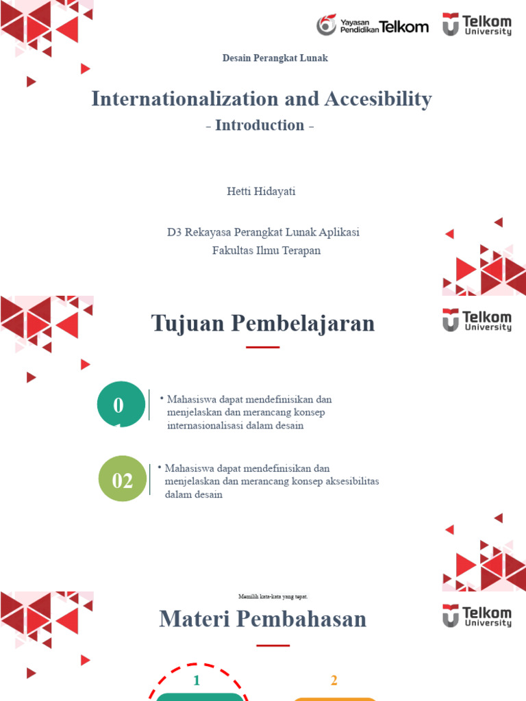 Slide - Desain UI - Pengantar Internasionalisasi Dan Aksesibilitas ...