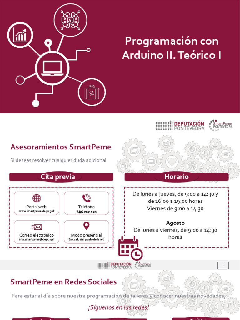 SmartPeme - Programación Con Arduino II. Teórico I | PDF | Informática