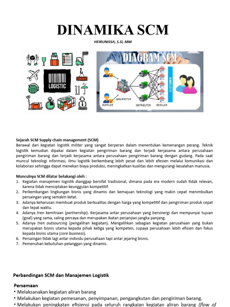Dinamika SCM | PDF | Bisnis