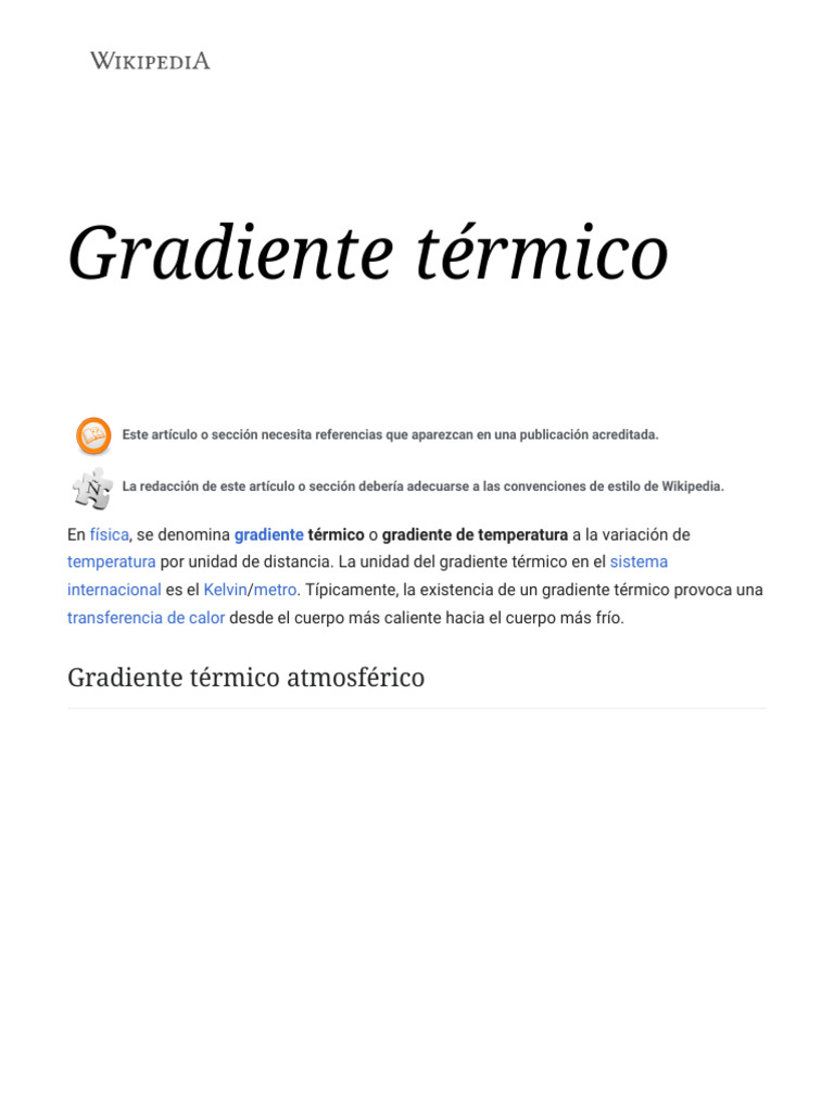 Gradiente Térmico Alpha | Descargar gratis PDF | Geografía Física ...
