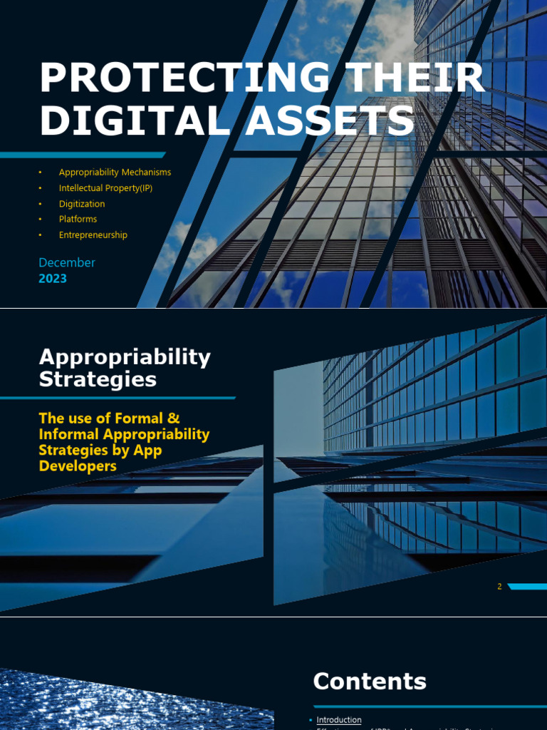 Presentation Protecting Digital Assets | PDF