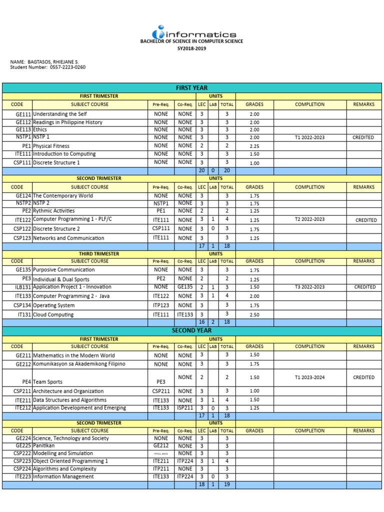 Bscs New Curriculum | PDF | Computer Programming | Computing