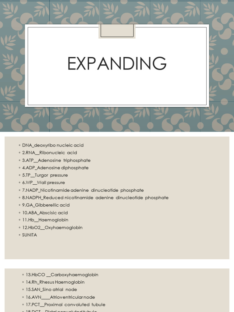 Class 10. Expanding | PDF