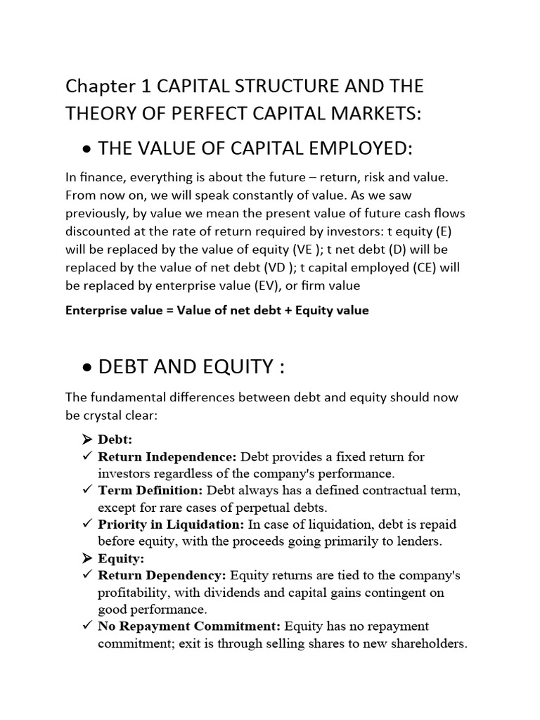 Capital Structure | PDF