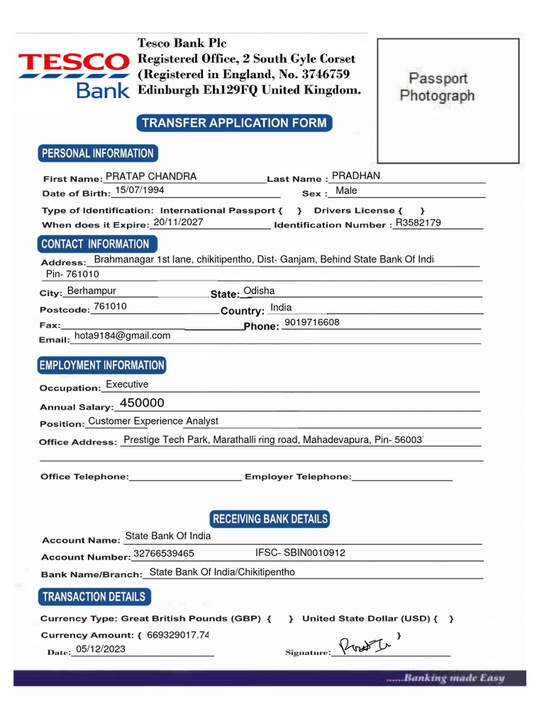 Pratap Chandra Pradhan - Profile Summary | PDF