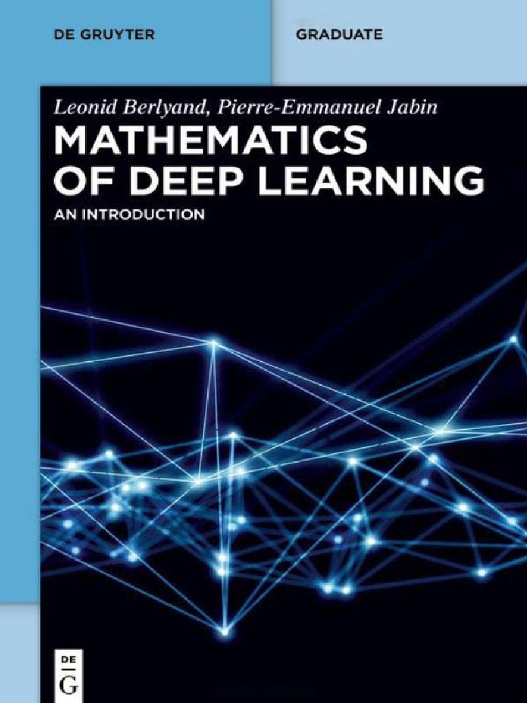 Mathematics of Deep Learning Introduction - Leonid Berlyand | PDF | Artificial Neural Network ...