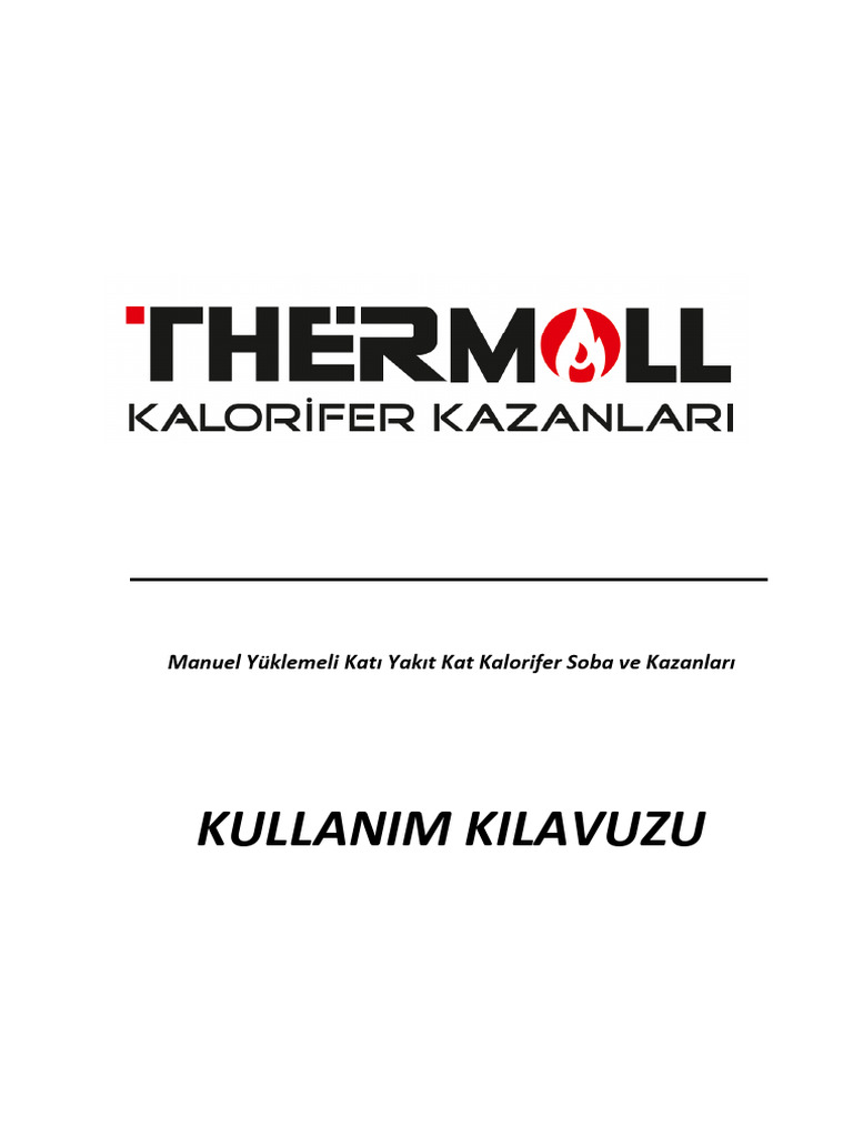 Thermall - Manuel Kazanlar Kullanma Kilavuzu | PDF