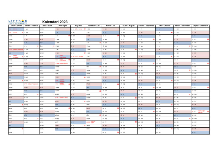 Kalender 2023 | PDF