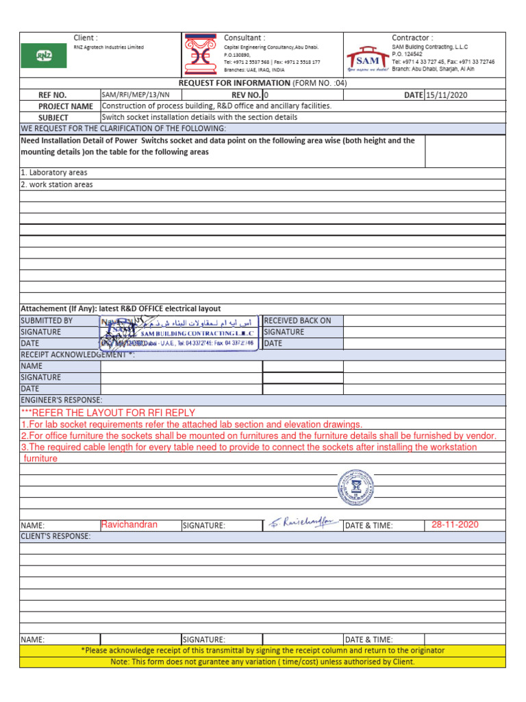 2020-11-15 RFI 13 Switch Socket Installation Details (3) Dated 14-12 ...
