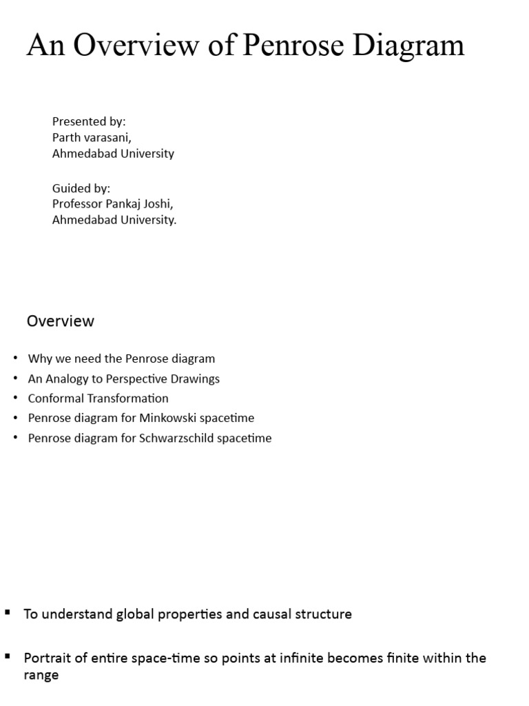 Penrose Diagram | Download Free PDF | Spacetime | Non Euclidean Geometry