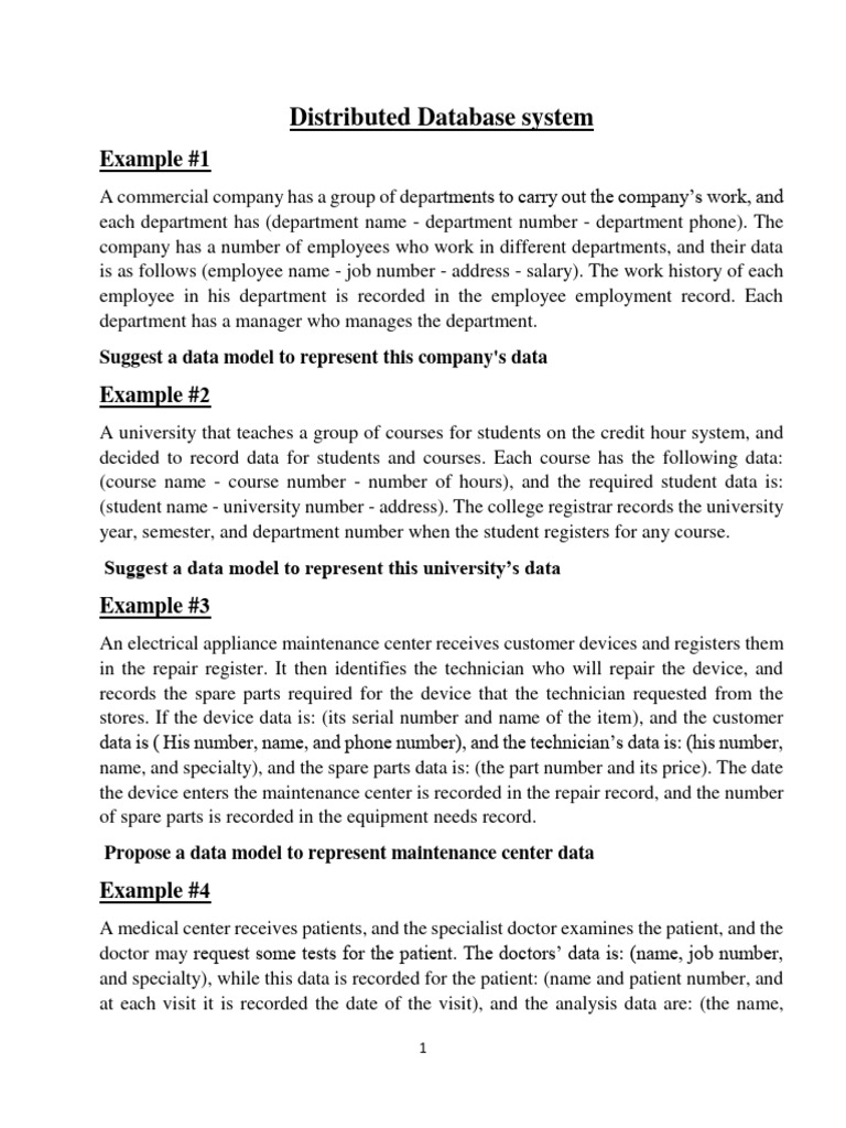 Database Examples for Various Sectors | PDF