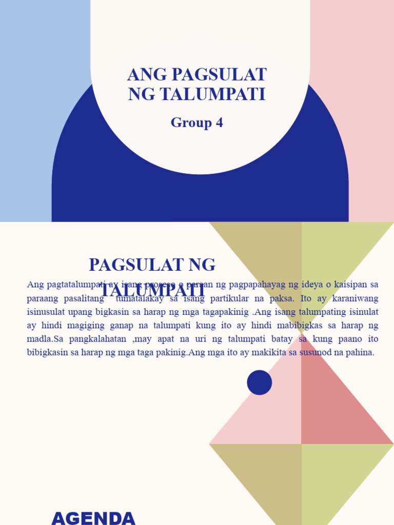 Ang Pagsulat NG Talumpati | PDF