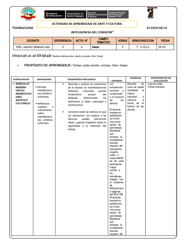 Eda-5-Exp-4-Arte 1-A-B-C | PDF