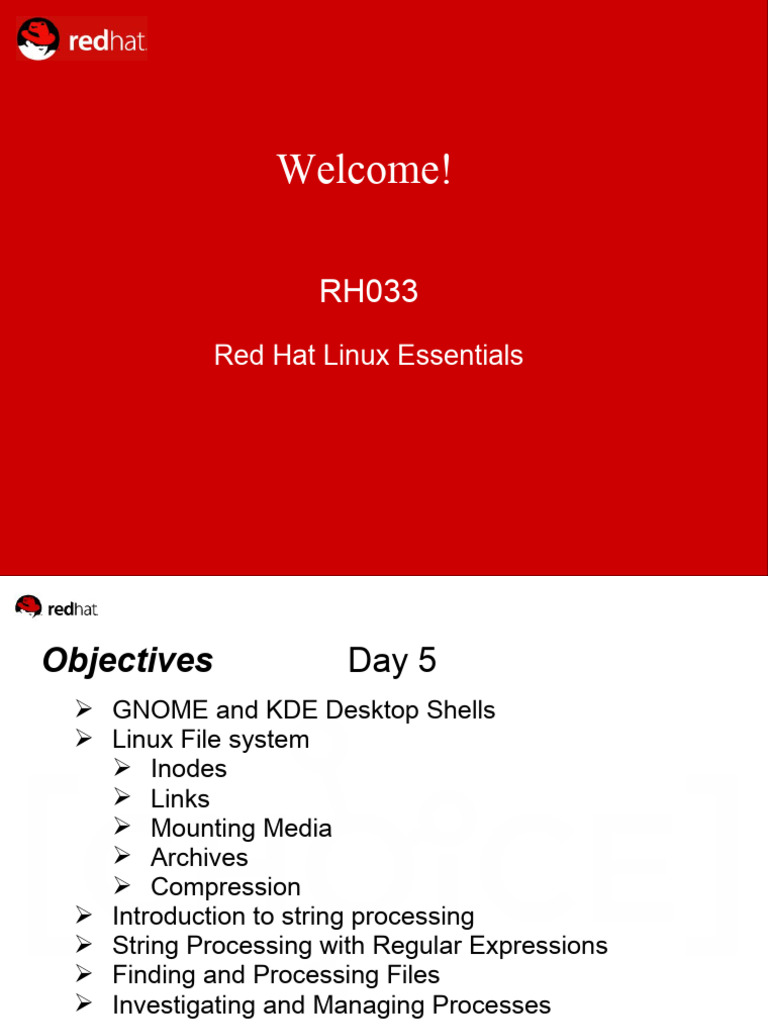 RedHat Trainings Day4 | PDF