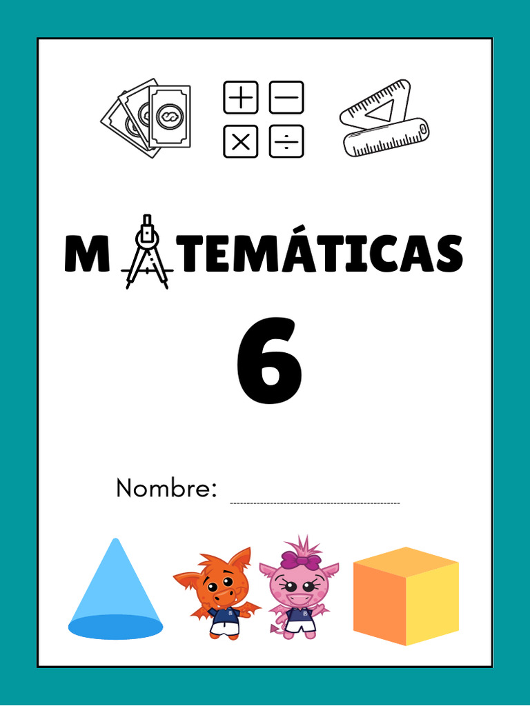 Actividades Matemáticas 6° Grado | PDF | Multiplicación | Conceptos ...