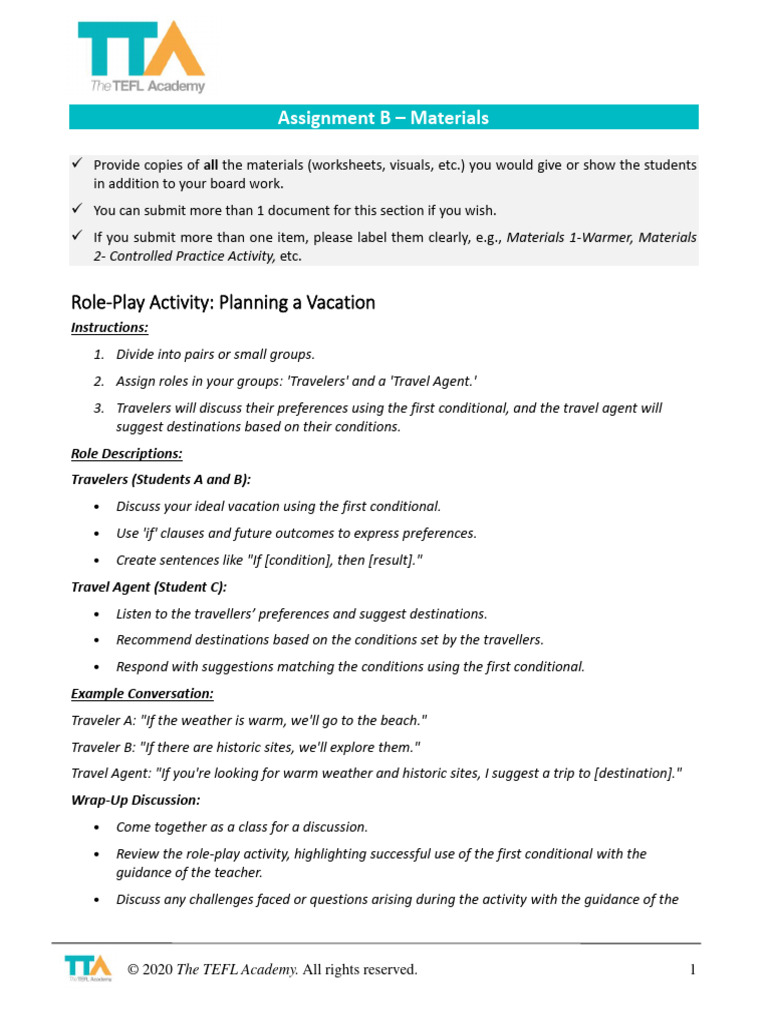 Assignment B 3b. Materials Freer Practice | PDF