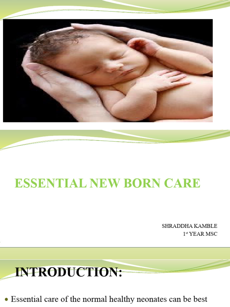 Essential New Born Care | PDF