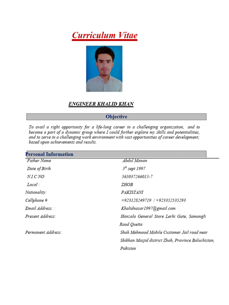 Naseem CV | PDF | Computing | Computer Science