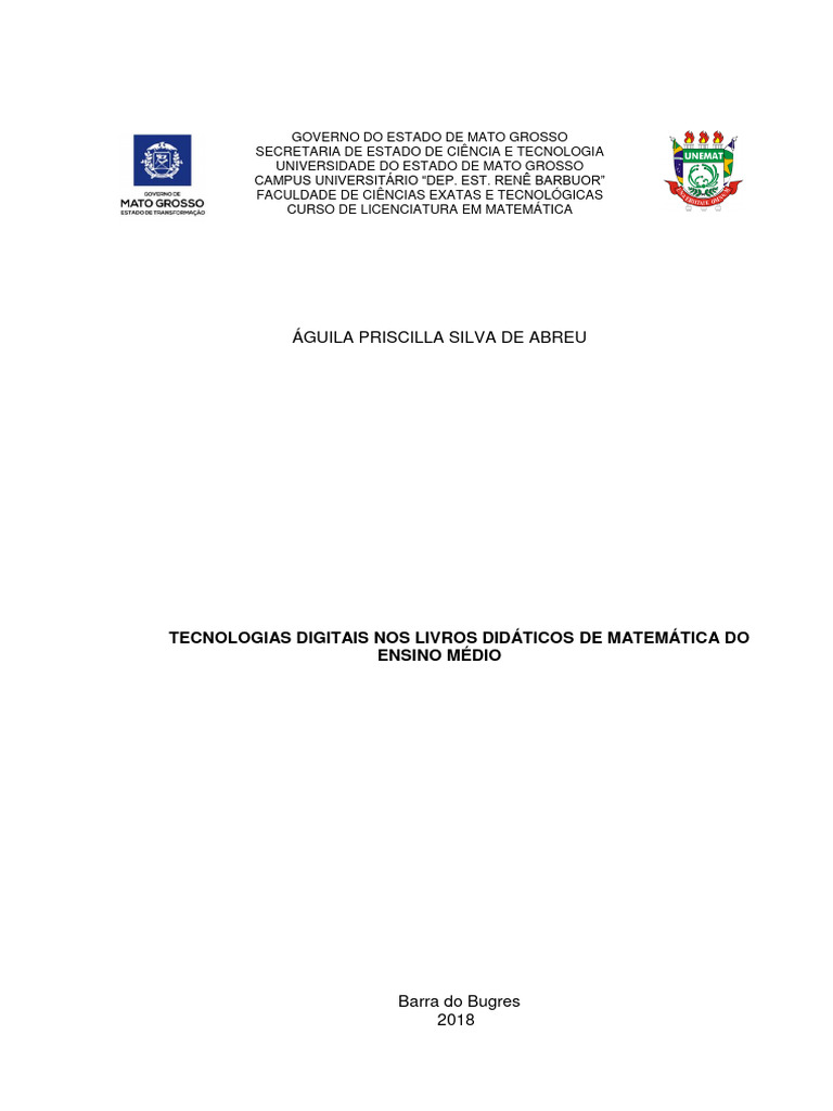 TCC 2 - Versão Final | PDF | Aprendizado | Pedagogia